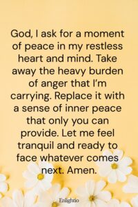 35 Soothing Prayers for Anger (+ Bible Verses)
