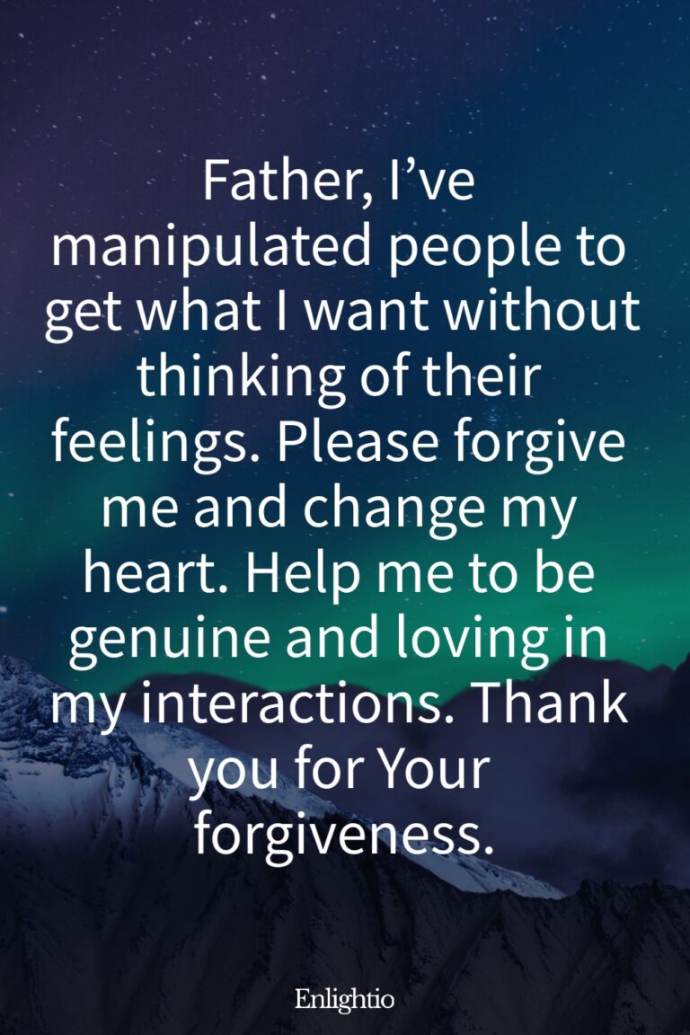 34 Prayers for Forgiveness of Sins (+ Bible Verses)