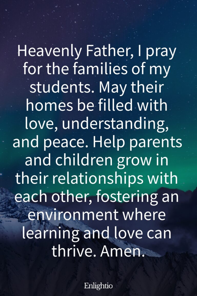 37 Encouraging Prayers for Teachers (+ Bible Verses)